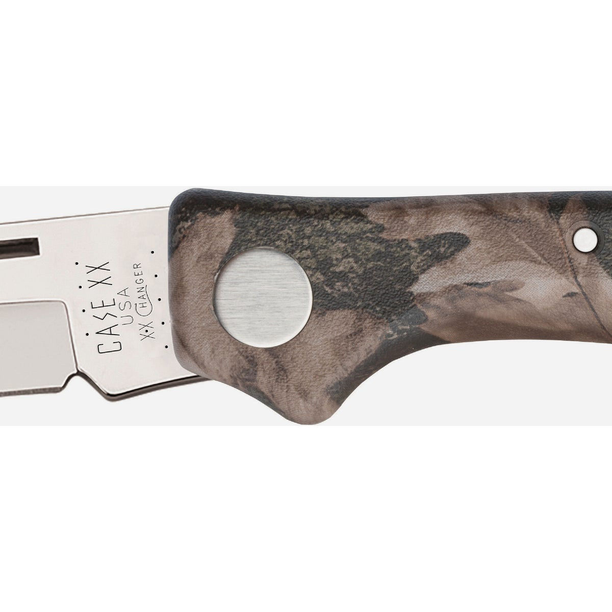 Case 3.6 In. Camo Caliber Lightweight Synthetic XX-Changer Pocket Knife ...