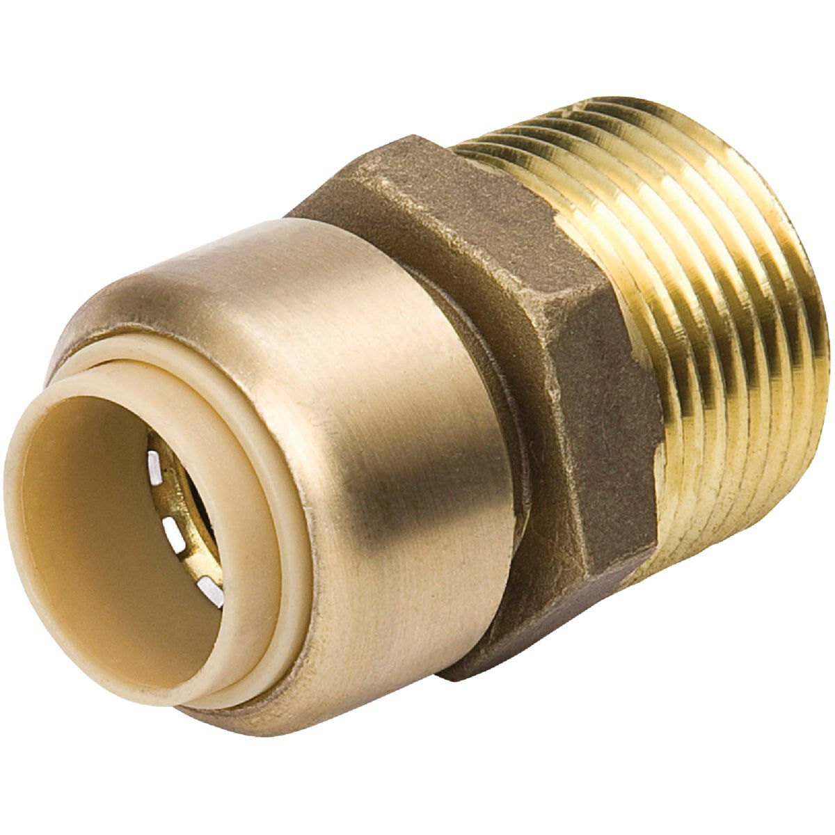 ProLine 1 In. PF x 3/4 In. MIP Brass Push Fit Male Adapter | Do it Best