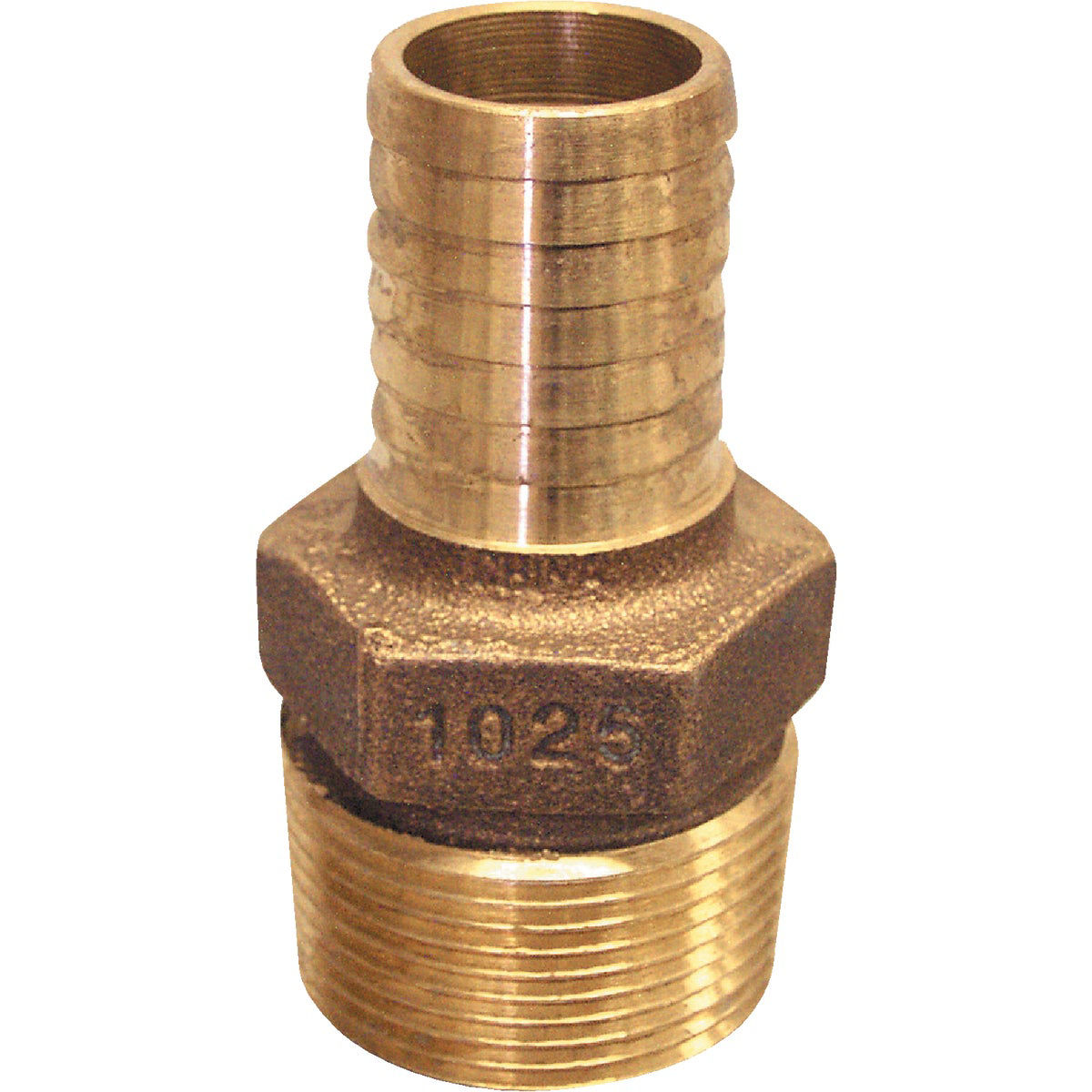 Merrill 1 In. Insert x 3/4 In. MIP Red Brass Hose Barb Adapter | Do it Best