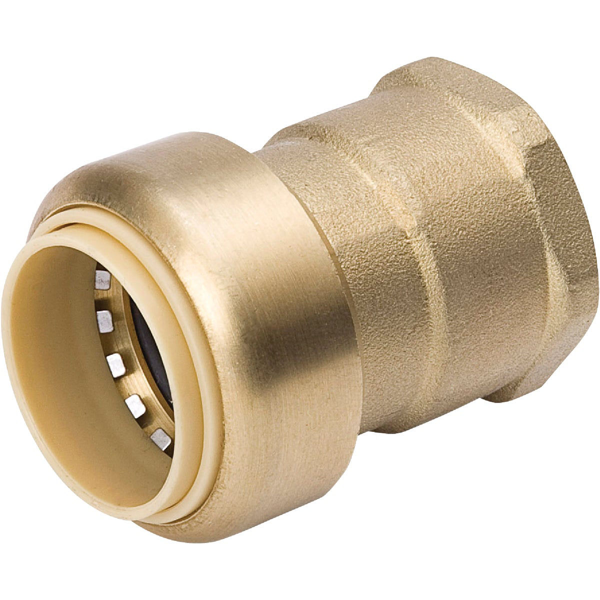 ProLine 1/2 In. PF x 1/2 In. FIP Brass Push Fit Female Adapter | Do it Best
