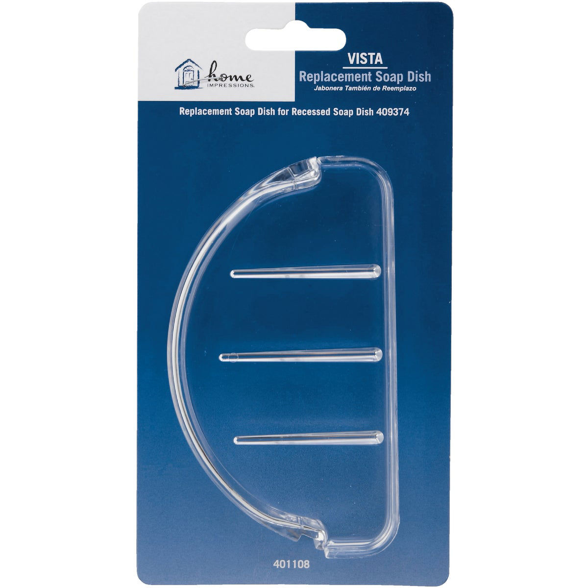 Home Impressions Vista Clear Soap Dish | Do it Best