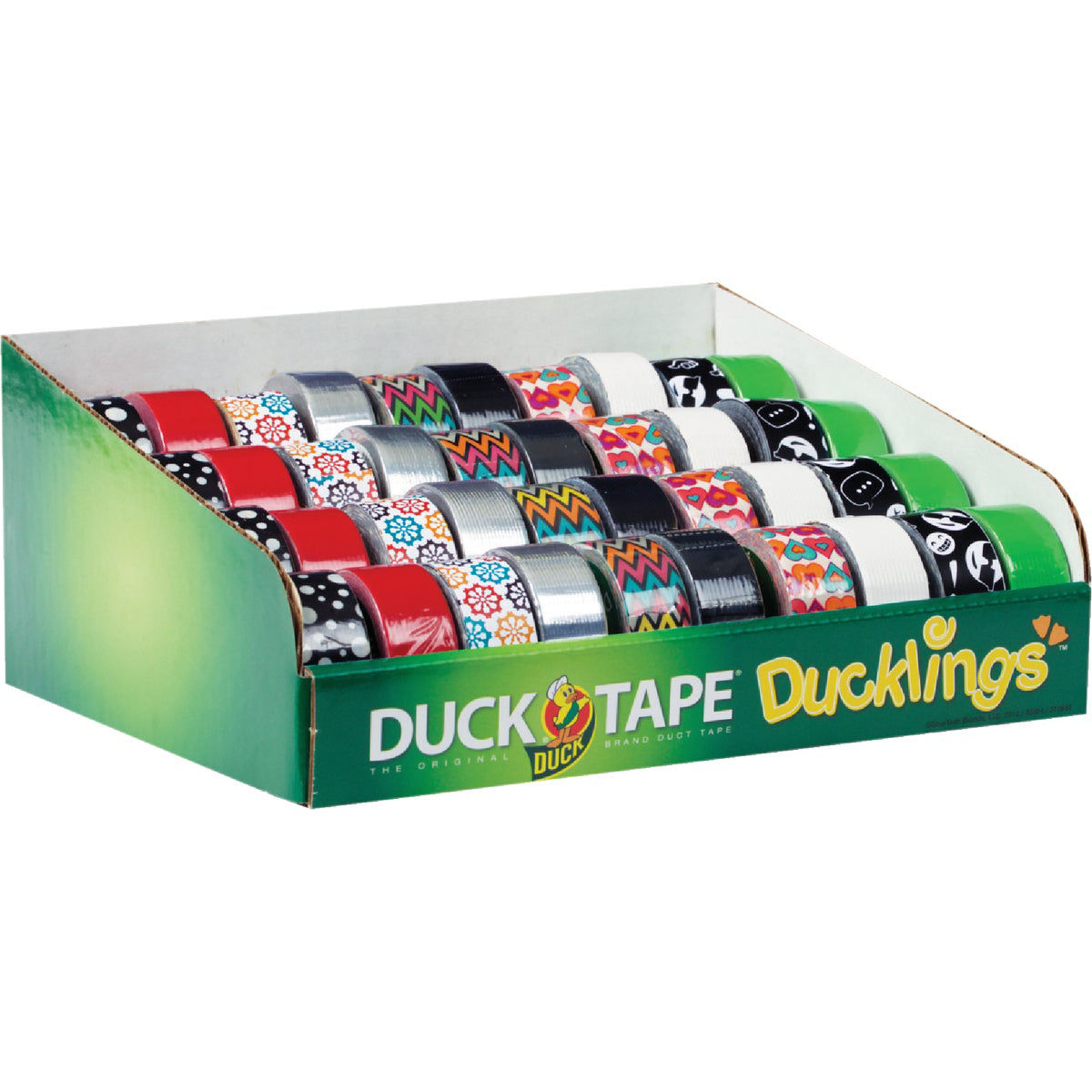 Duck Tape Ducklings 3/4 In. x 15 Yd. Mini Rolls Duct Tape Display ...