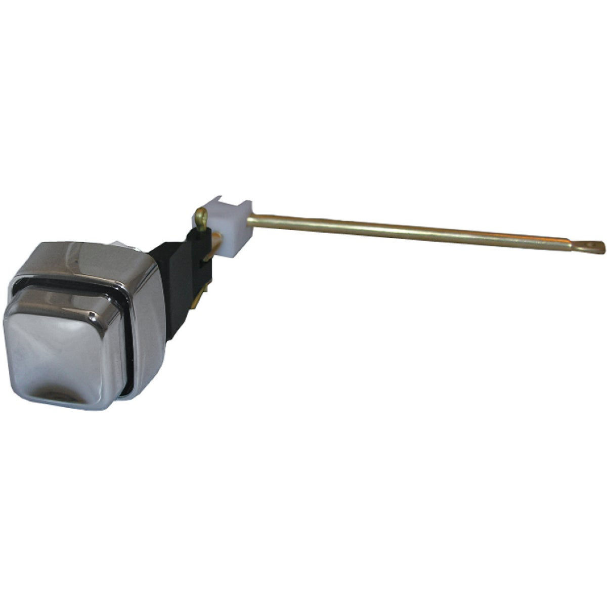 Lasco Side-Mount Push Button Chrome Plated Tank Lever with Metal Arm ...