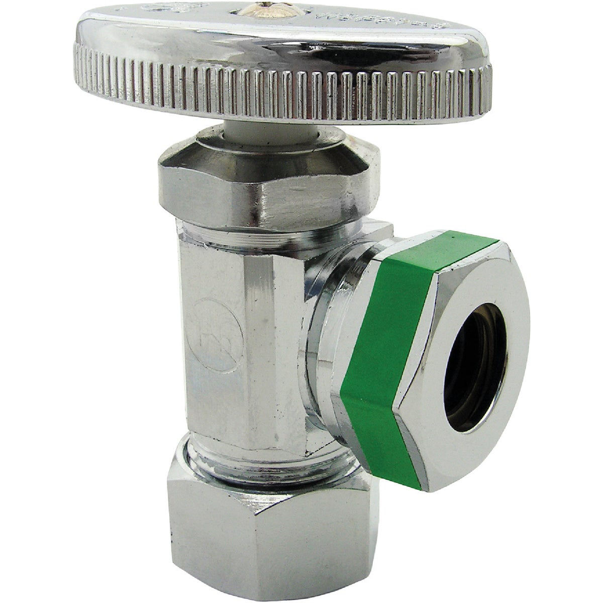 Lasco 5/8 In. Comp Inlet x 1/2 In. IP S-J Outlet Multi-Turn Style Angle ...