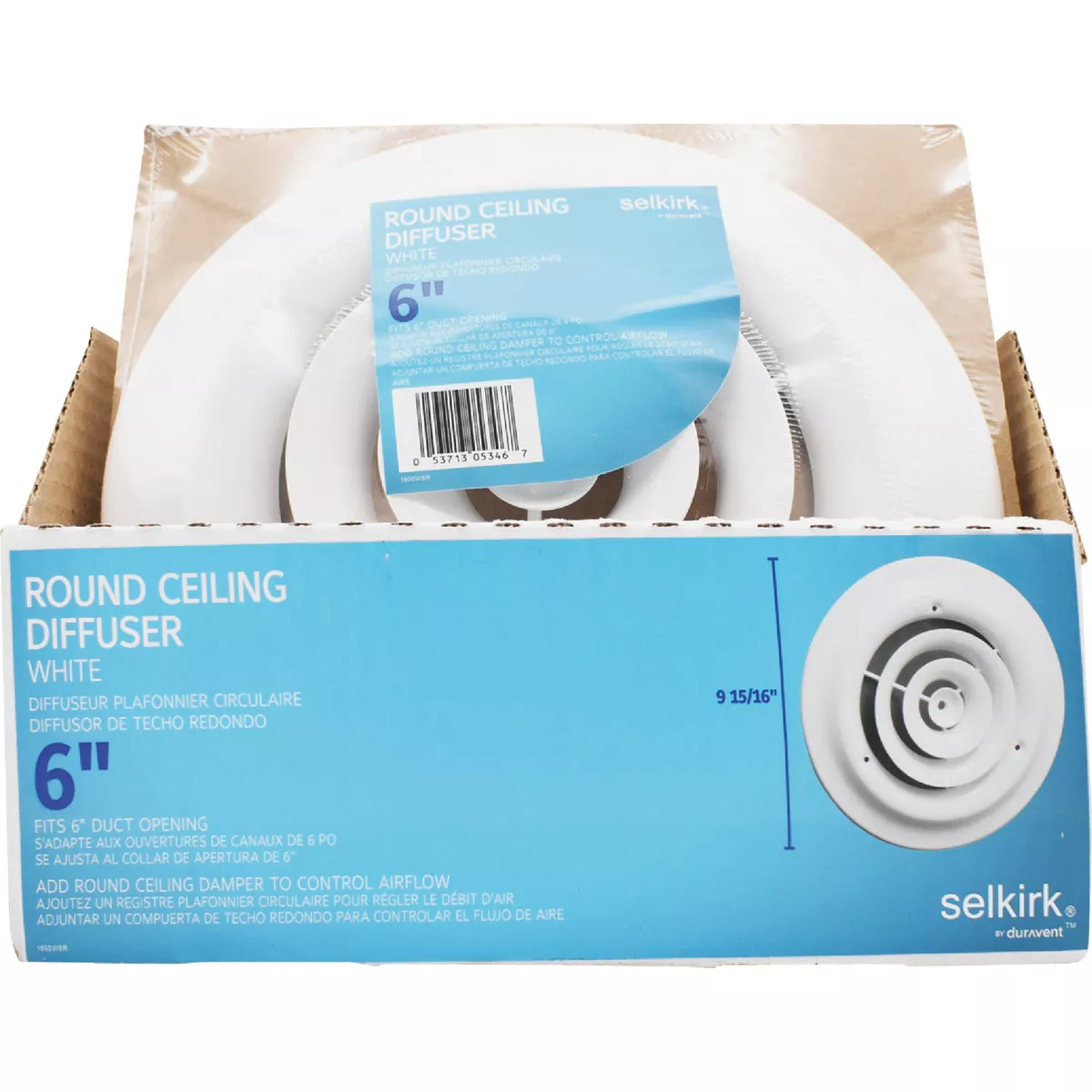 Selkirk 6 In. Round Ceiling Diffuser | True Value Hardware