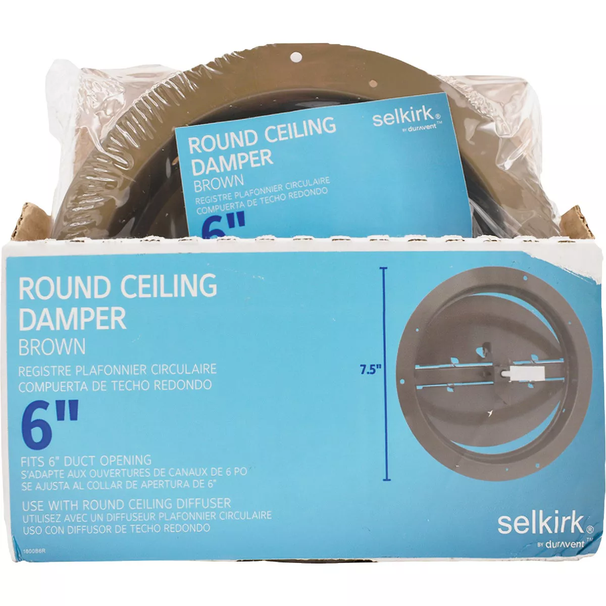 Selkirk 6 In. Round Ceiling Damper | Do it Best