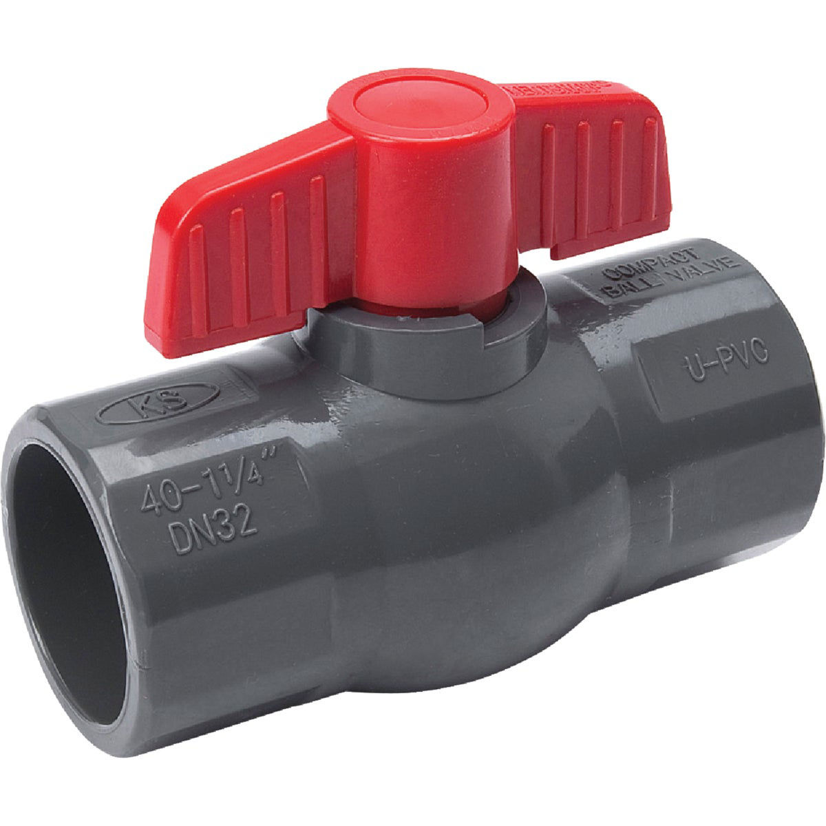 ProLine 1-1/4 In. Solvent x 1-1/4 In. Solvent PVC Ball Valve | Do it Best