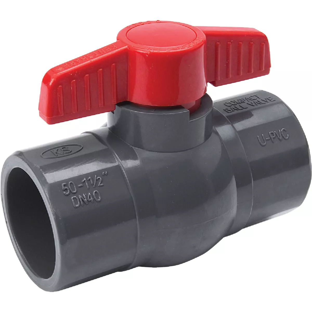 ProLine 1-1/2 In. Solvent x 1-1/2 In. Solvent PVC Ball Valve | True ...