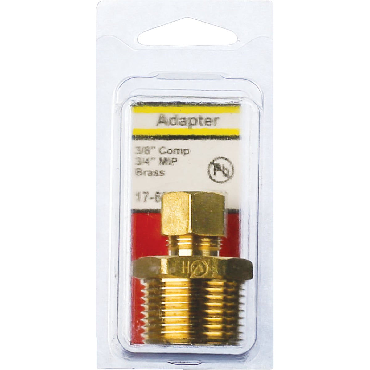 Lasco 3/8 In. C x 3/4 In. MPT Brass Compression Adapter | Do it Best