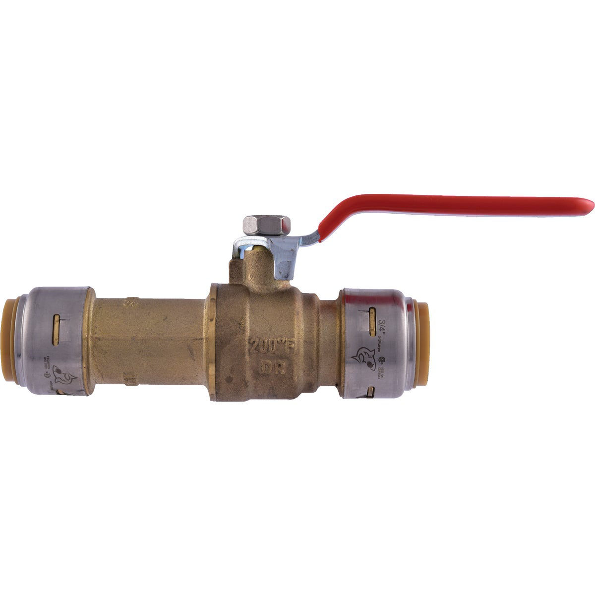 SharkBite 3/4 In. Brass Push-Fit Slip Ball Valve | Do it Best