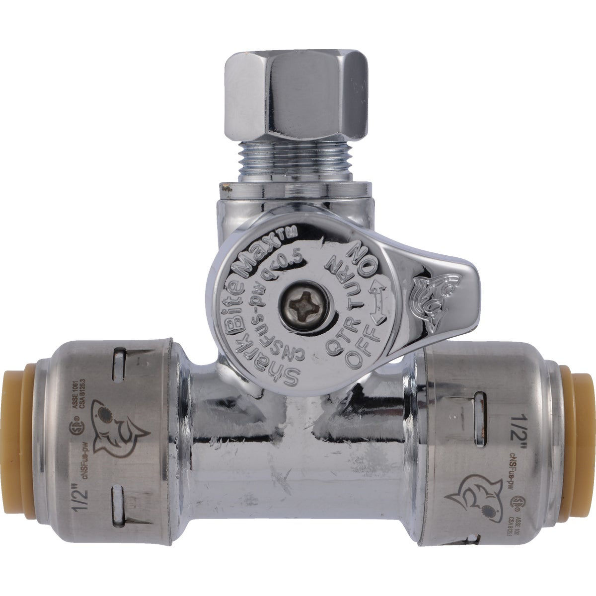 SharkBite 1/2 In. X 1/2 In. X 3/8 In. Push-to-Connect Stop Tee | Do it Best