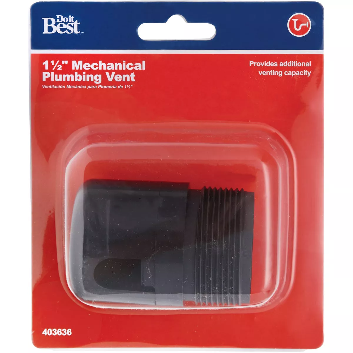 Do it Best 1-1/2 In. MIP Mechanical ABS Vent Valve | Do it Best