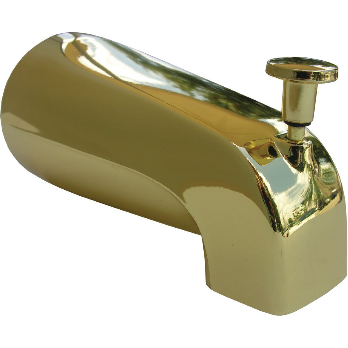 Lasco 4-Way Polished Brass Bathtub Spout with Diverter | Do it Best