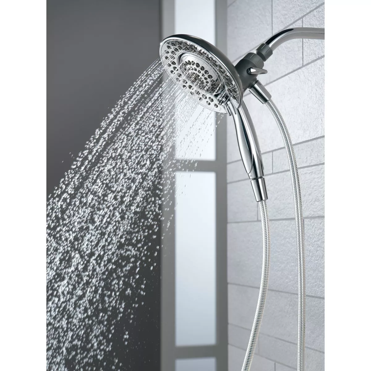 Delta In2ition 5-Spray 1.8 GPM Combo Handheld Shower Head, Chrome | Do ...