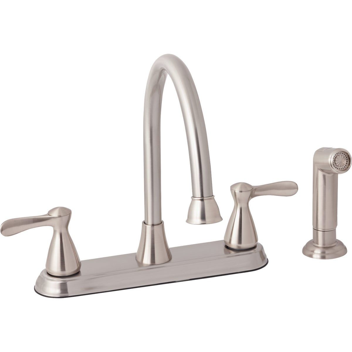 Home Impressions 2-Handle Traditional Lever Kitchen Faucet Side Spray ...