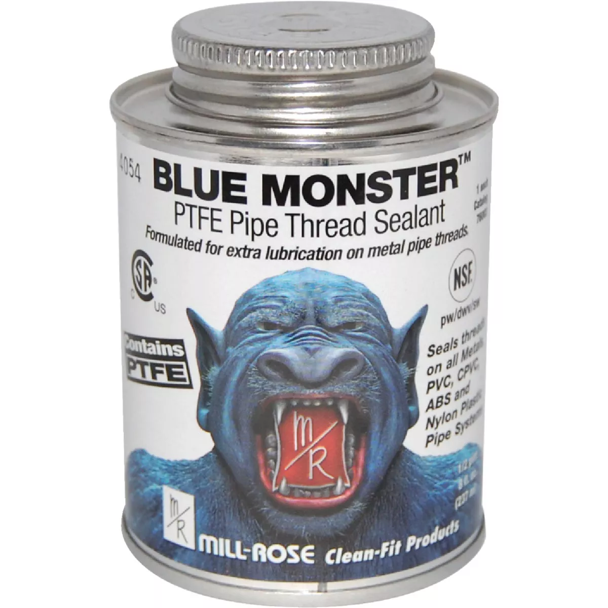 BLUE MONSTER 8 Fl. Oz. White Industrial Grade PTFE Thread Sealant | Do ...