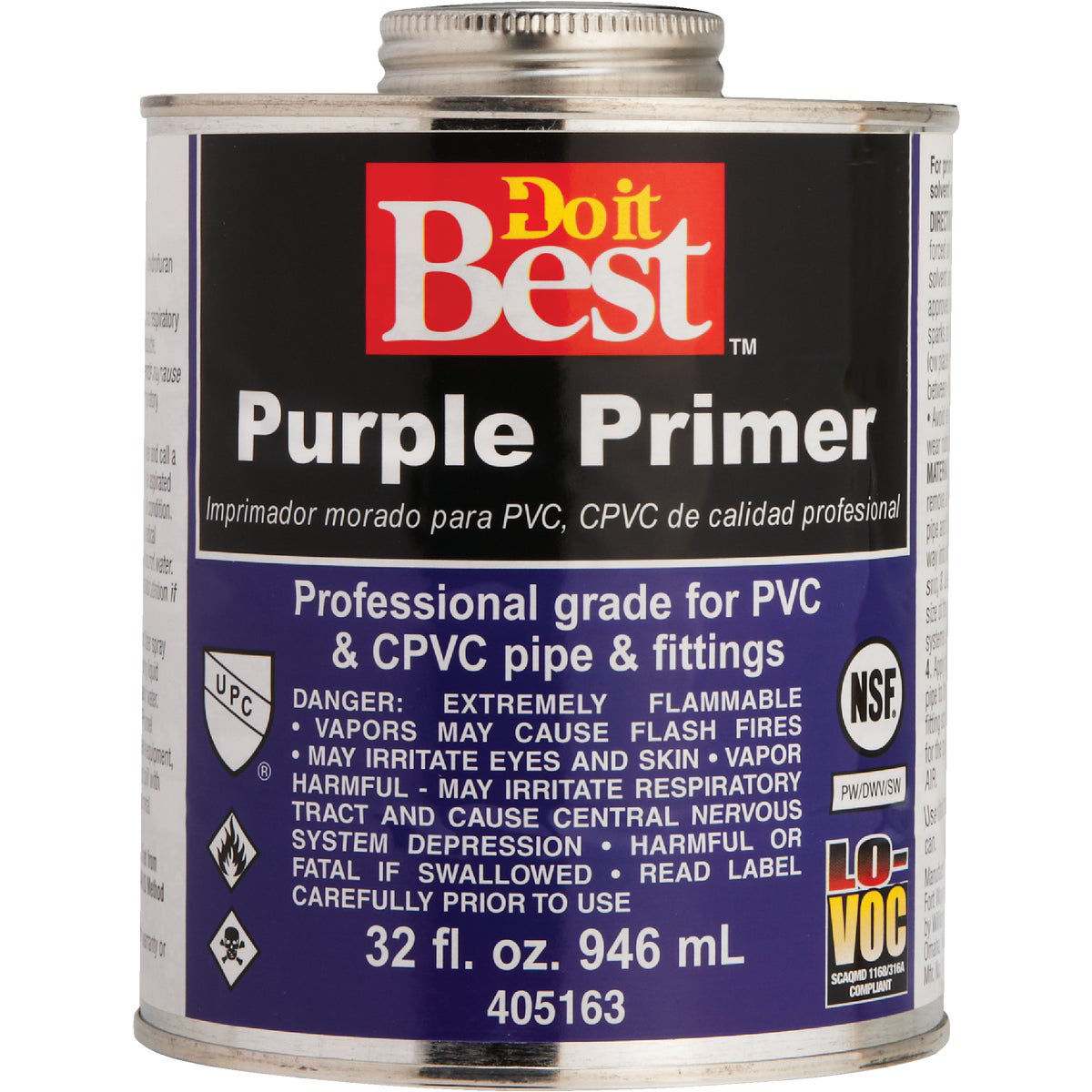 Do it Best 32 Oz. Purple Pipe and Fitting Primer for PVC/CPVC | Do it Best