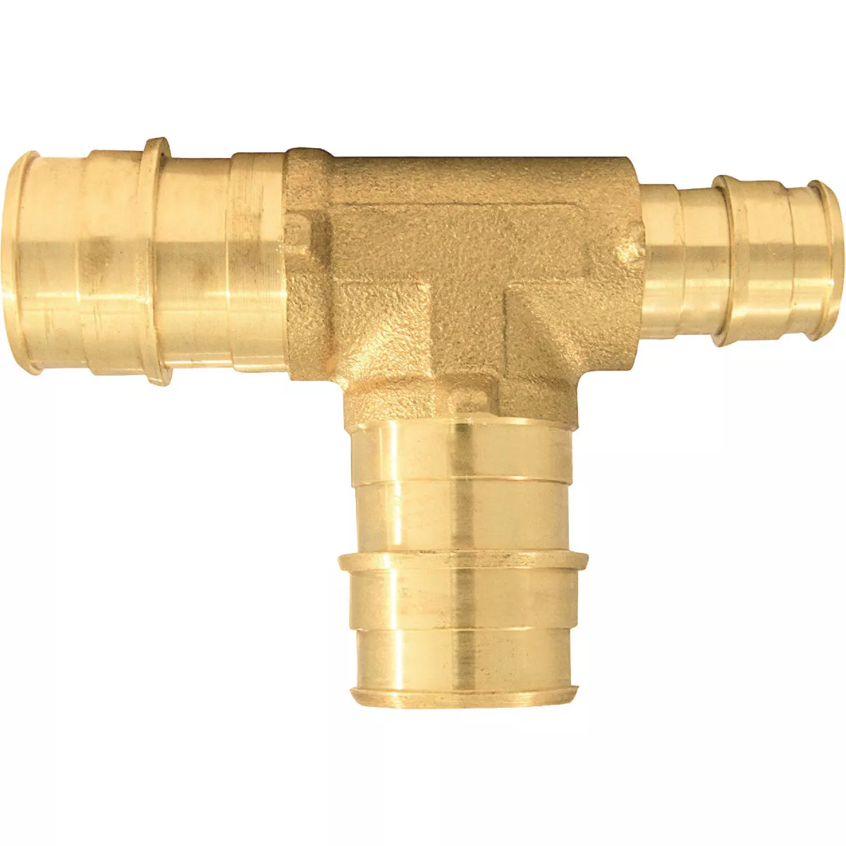 Apollo Retail 3/4 In. x 1/2 In. x 3/4 In. Barb Brass Reducing PEX-A Tee ...