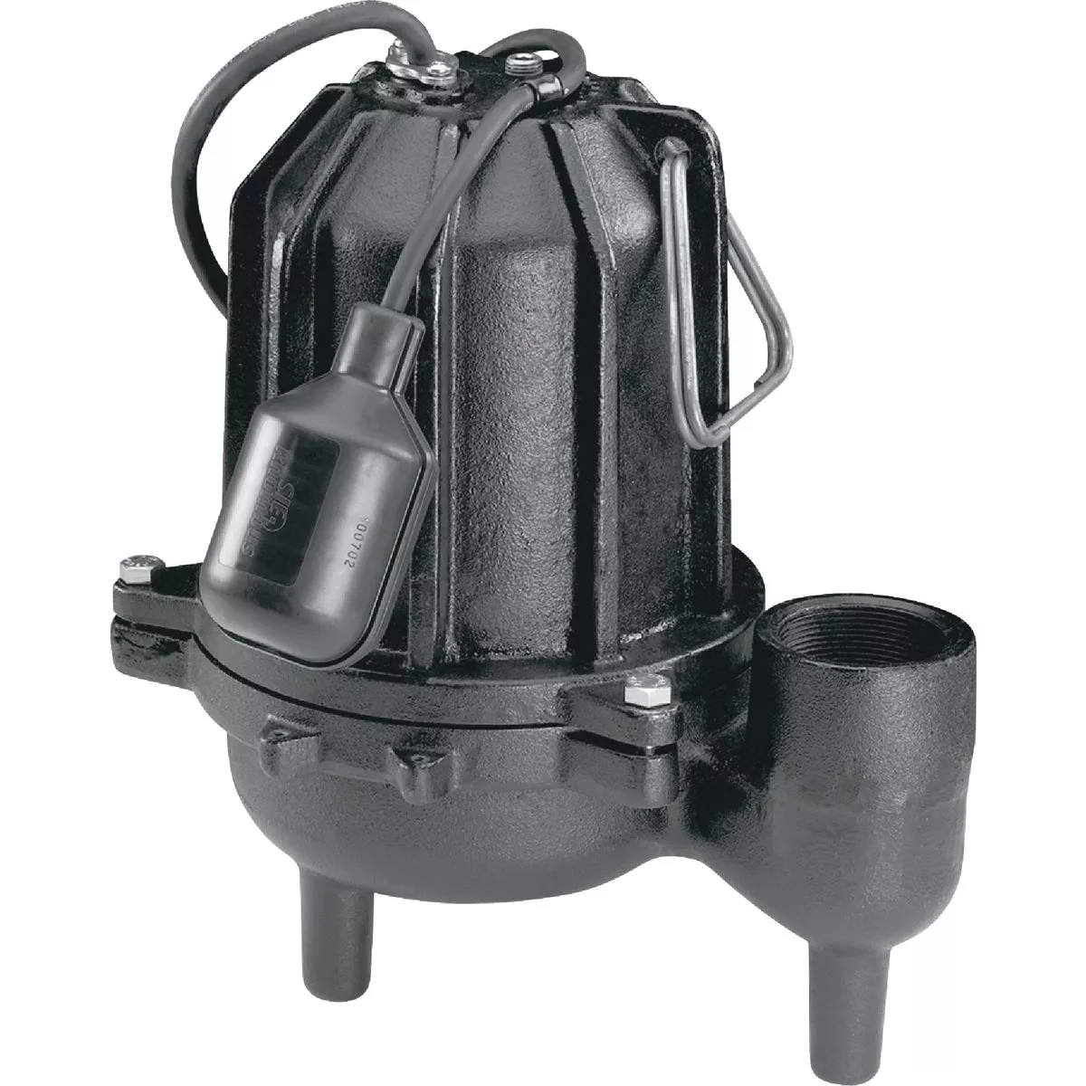 Wayne 1/2 H.P. Cast Iron Sewage Ejector Pump with Piggyback Tether ...