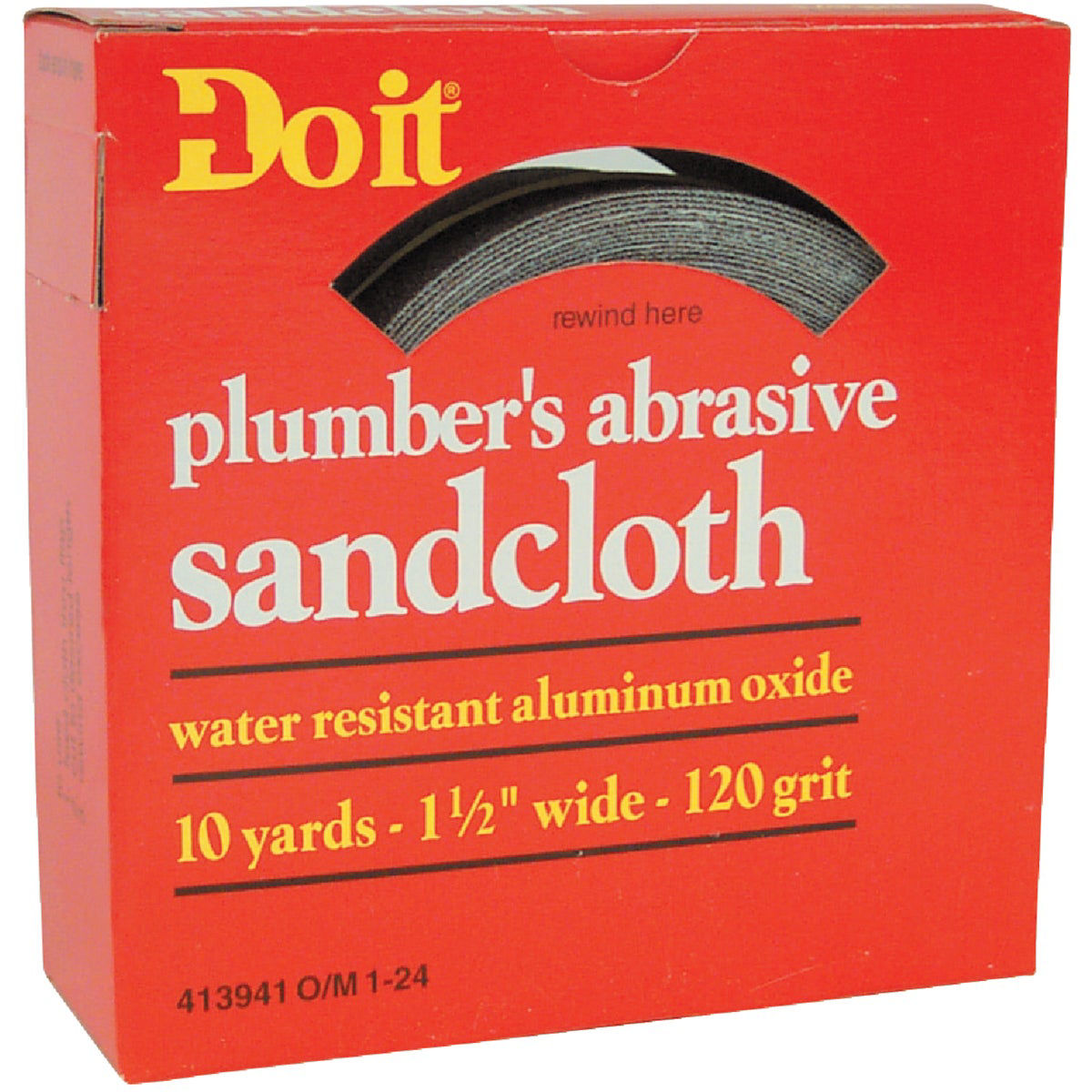Do it 1-1/2 In. x 10 Yd. 120-Grit Plumber's Abrasive Sand Cloth | Do it ...