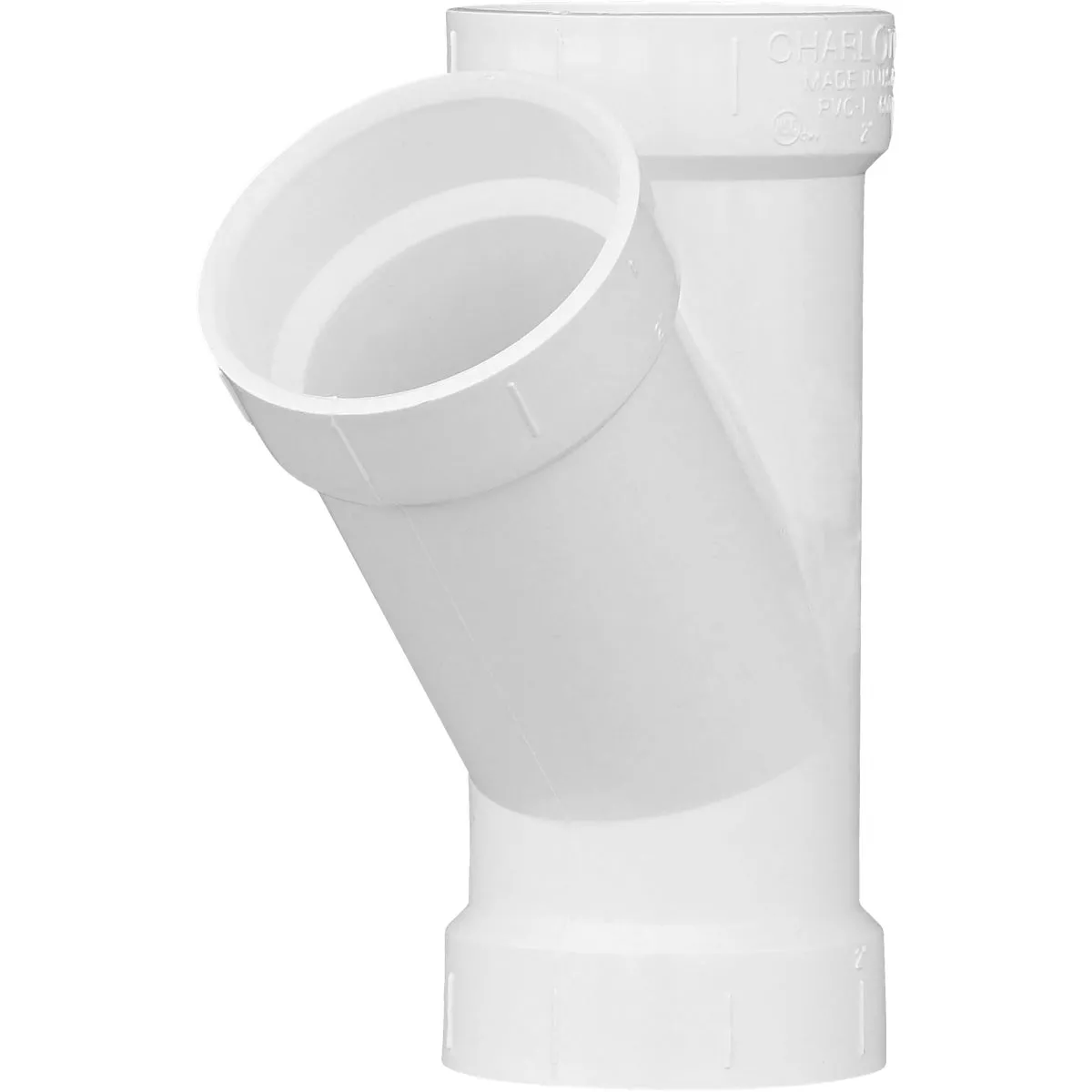 Charlotte Pipe 2 In. Schedule 40 DWV Hub PVC Wye | Do it Best