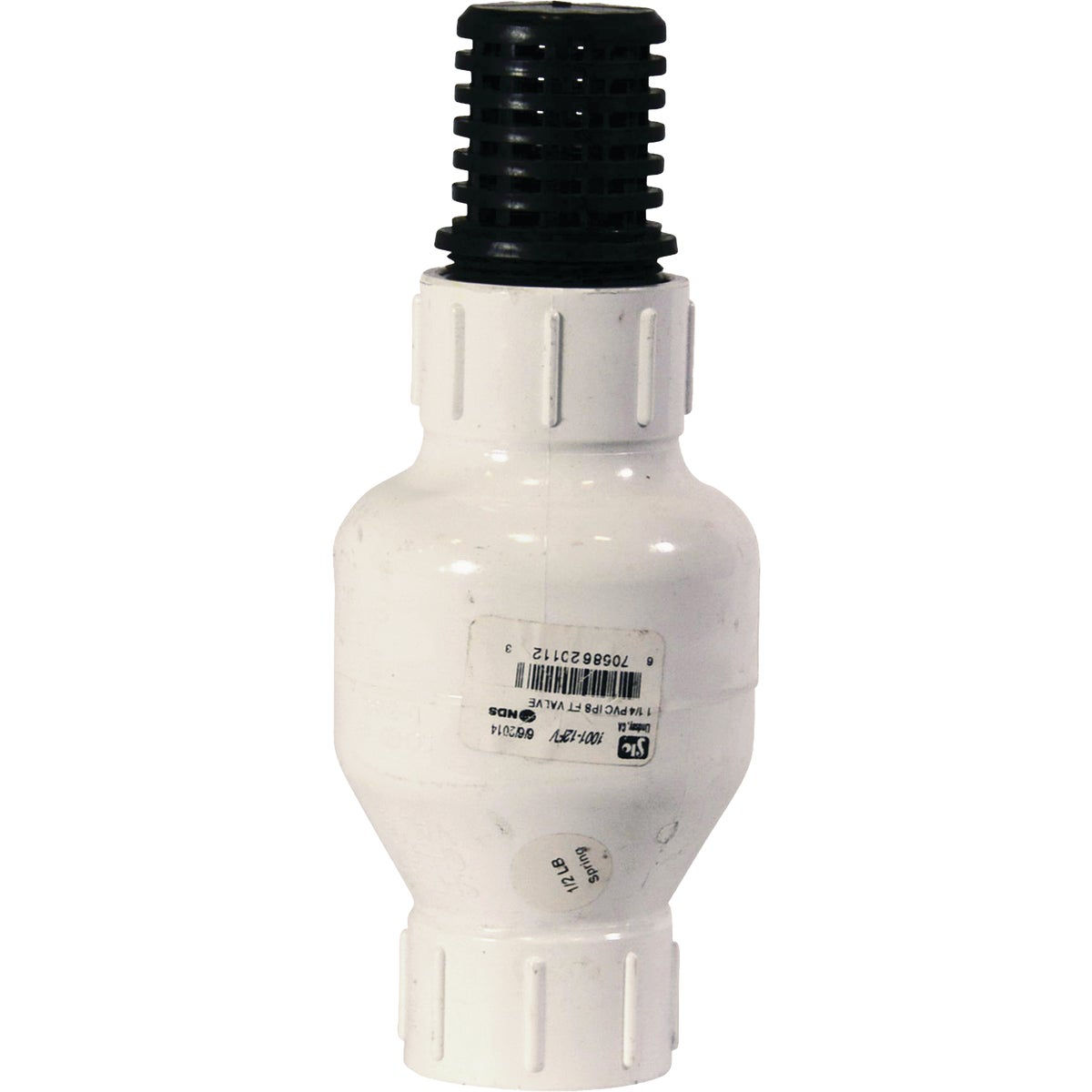 NDS KBI 1-1/4 In. PVC Spring Check Valve-Foot Valve | Do it Best