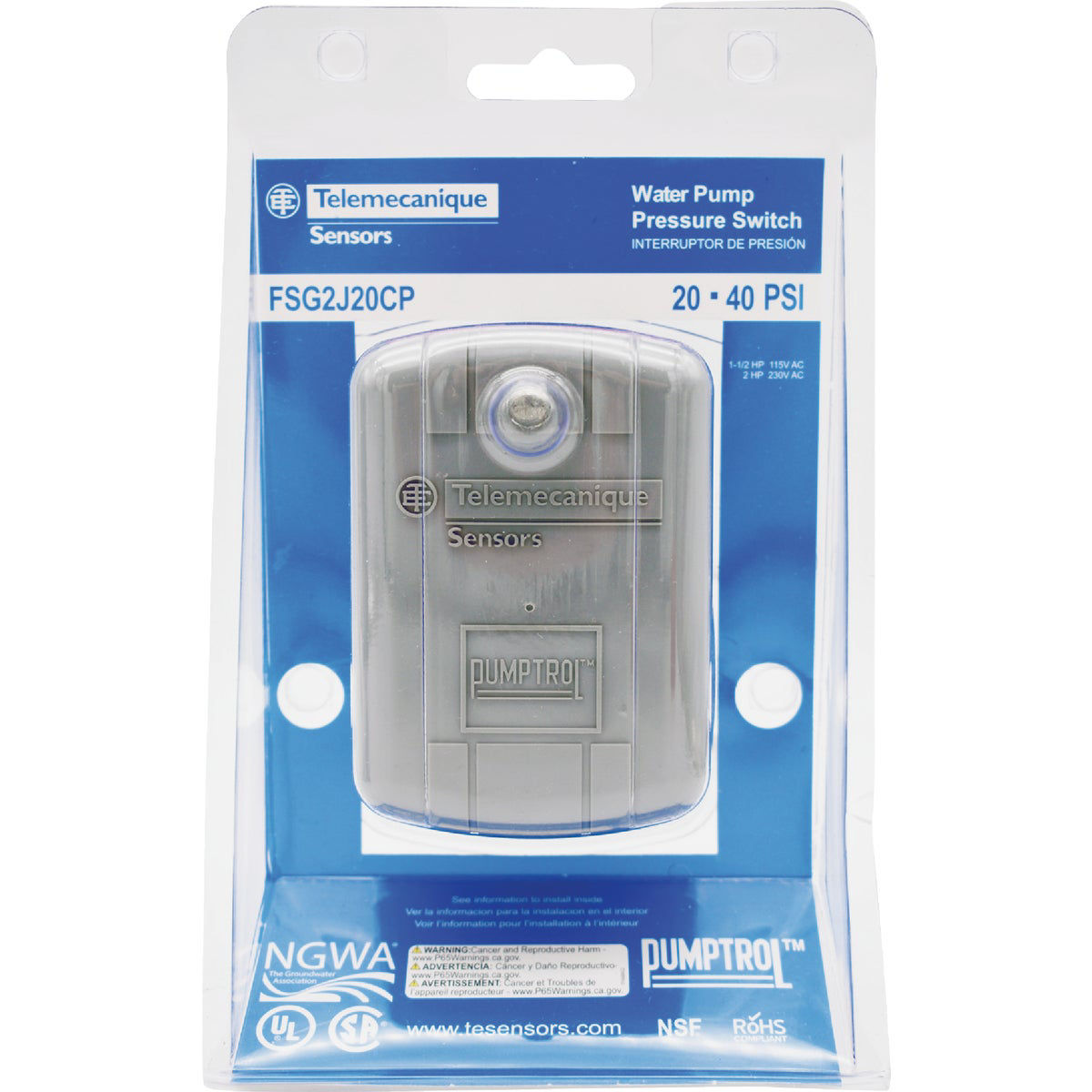 Telemechanique Sensors Pumptrol 20-40 psi Float Pump Switch | Do it Best