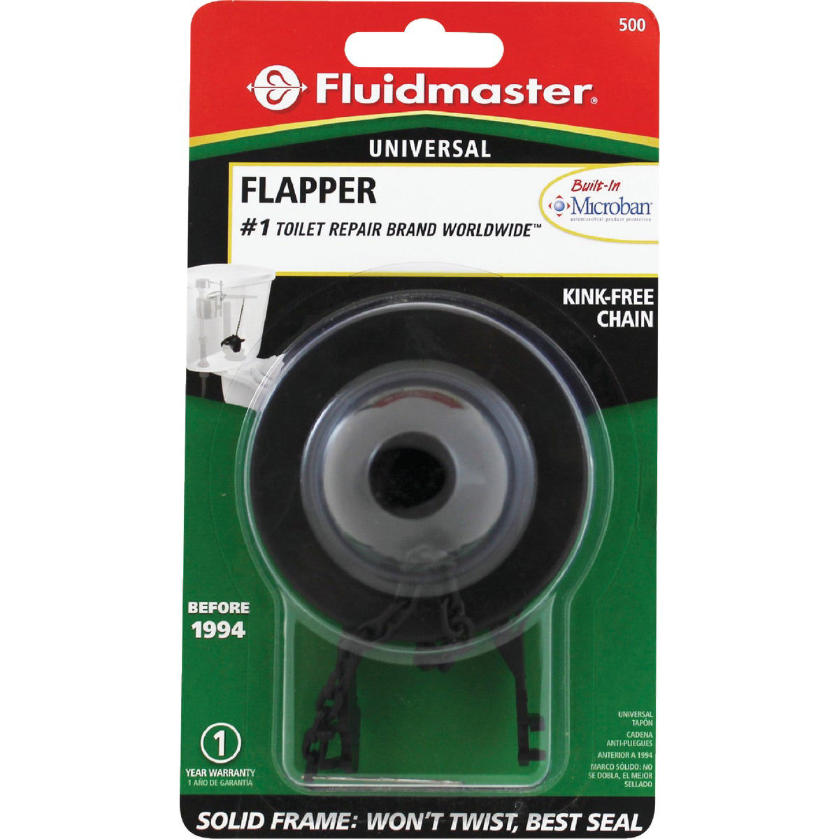 Fluidmaster 2 In. Vinyl Universal Solid Frame Flapper | Do it Best