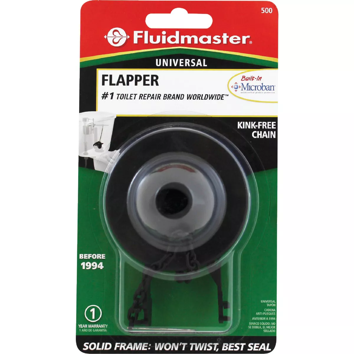 Fluidmaster 2 In. Vinyl Universal Solid Frame Flapper | Do it Best