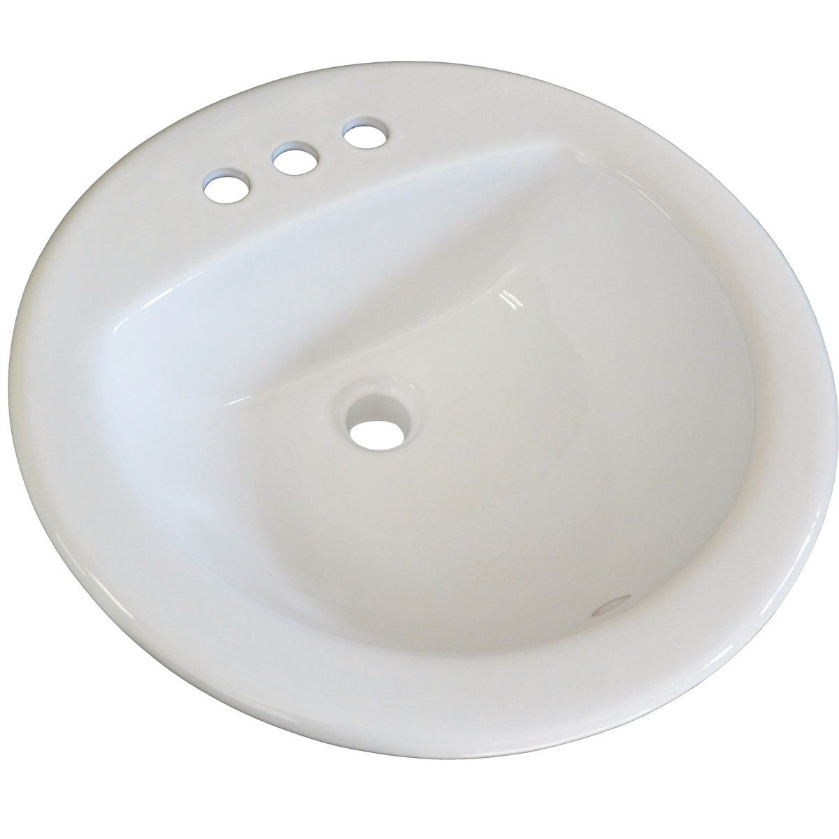 Compass Manufacturing Canton Oak Lawn Round Drop-In Bathroom Sink ...