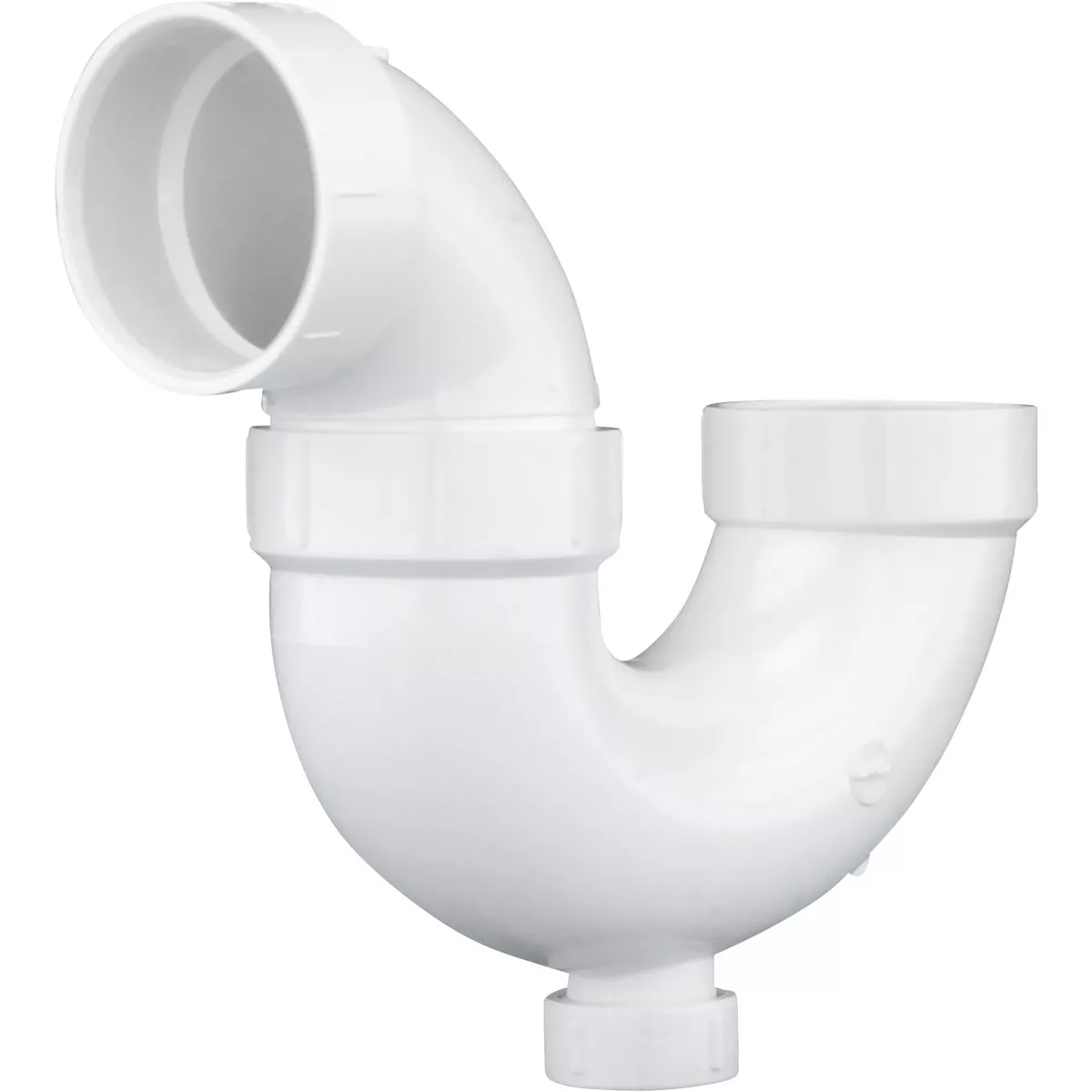Charlotte Pipe 1-1/2 In. White PVC P-Trap with Cleanout | Do it Best
