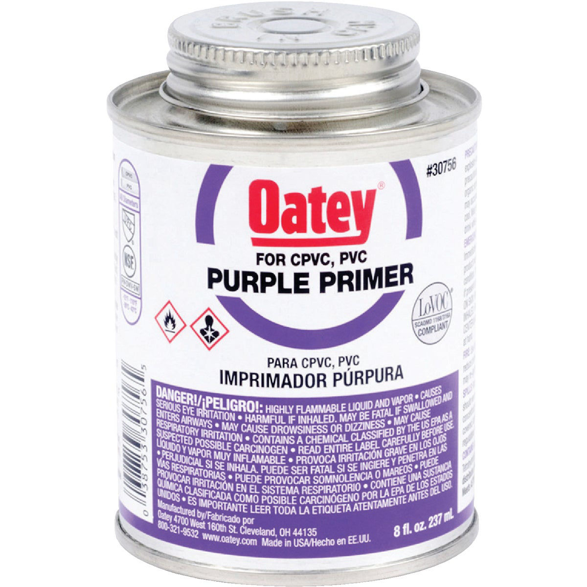 Oatey 8 Oz. Purple Pipe and Fitting Primer for PVC/CPVC | Do it Best