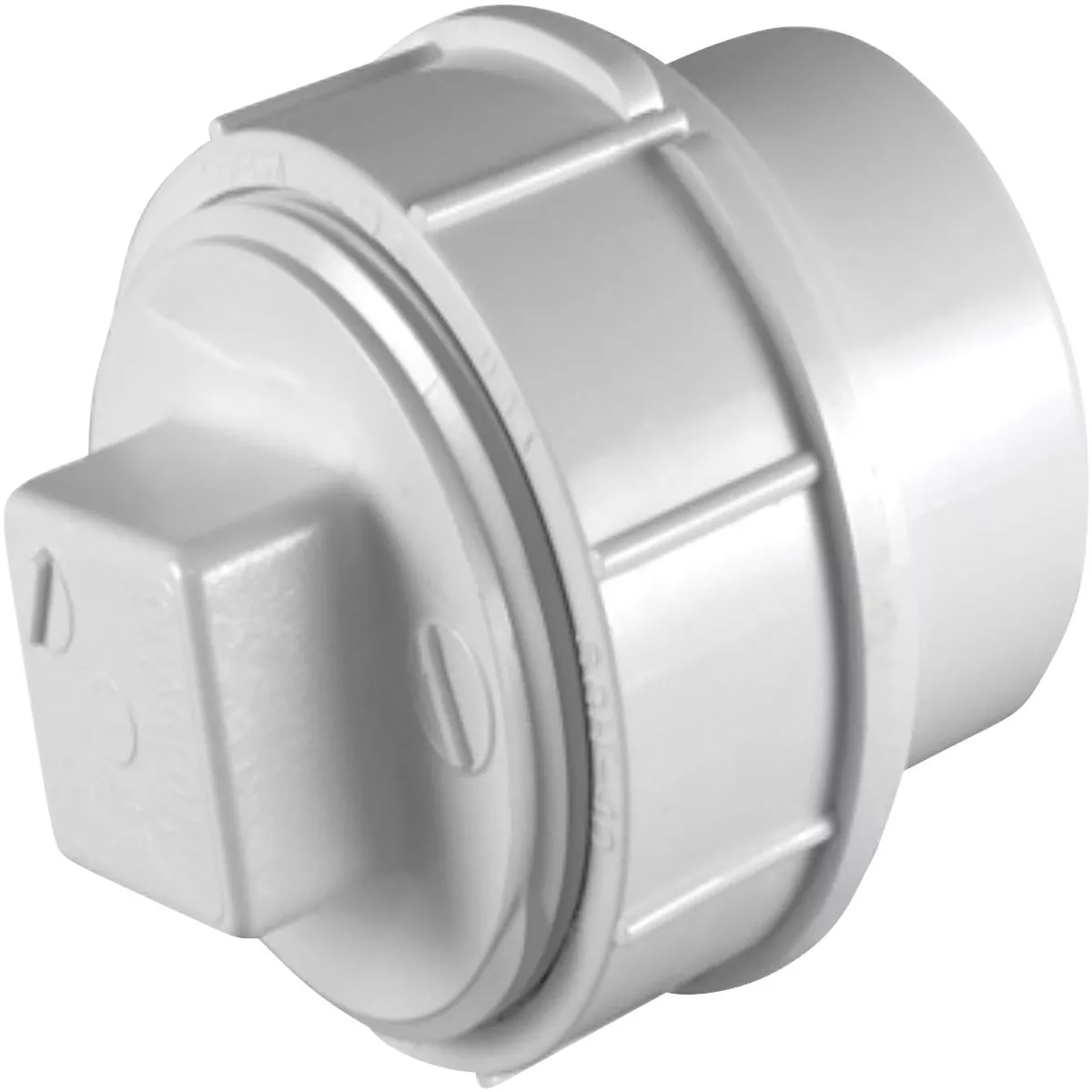 Charlotte Pipe 3 In. Schedule 30 DWV PVC Cleanout with Threaded Plug ...