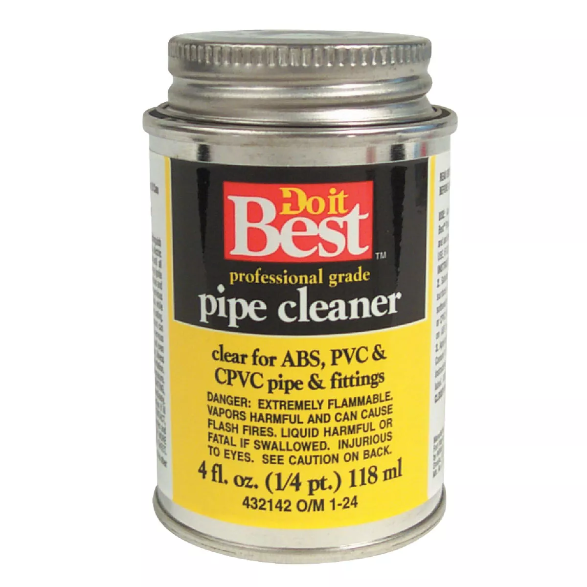 Do it Best 4 Oz. All-Purpose Pipe Clear PVC Cleaner | True Value Hardware