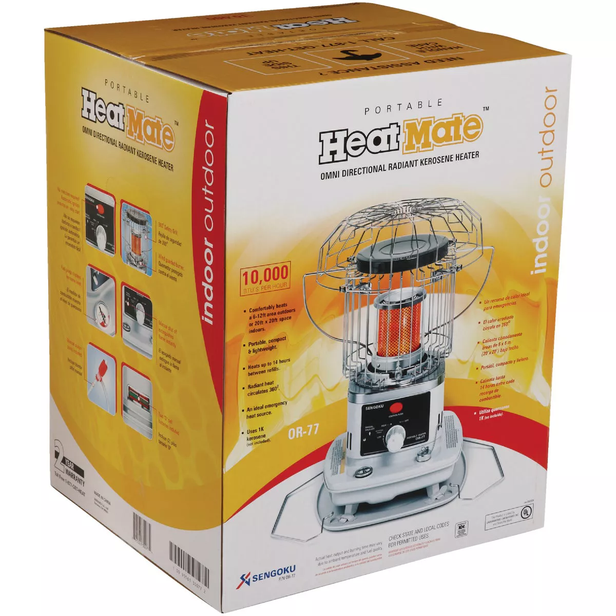 HeatMate 10,000 BTU Radiant Omni Directional Kerosene Heater | Do it Best