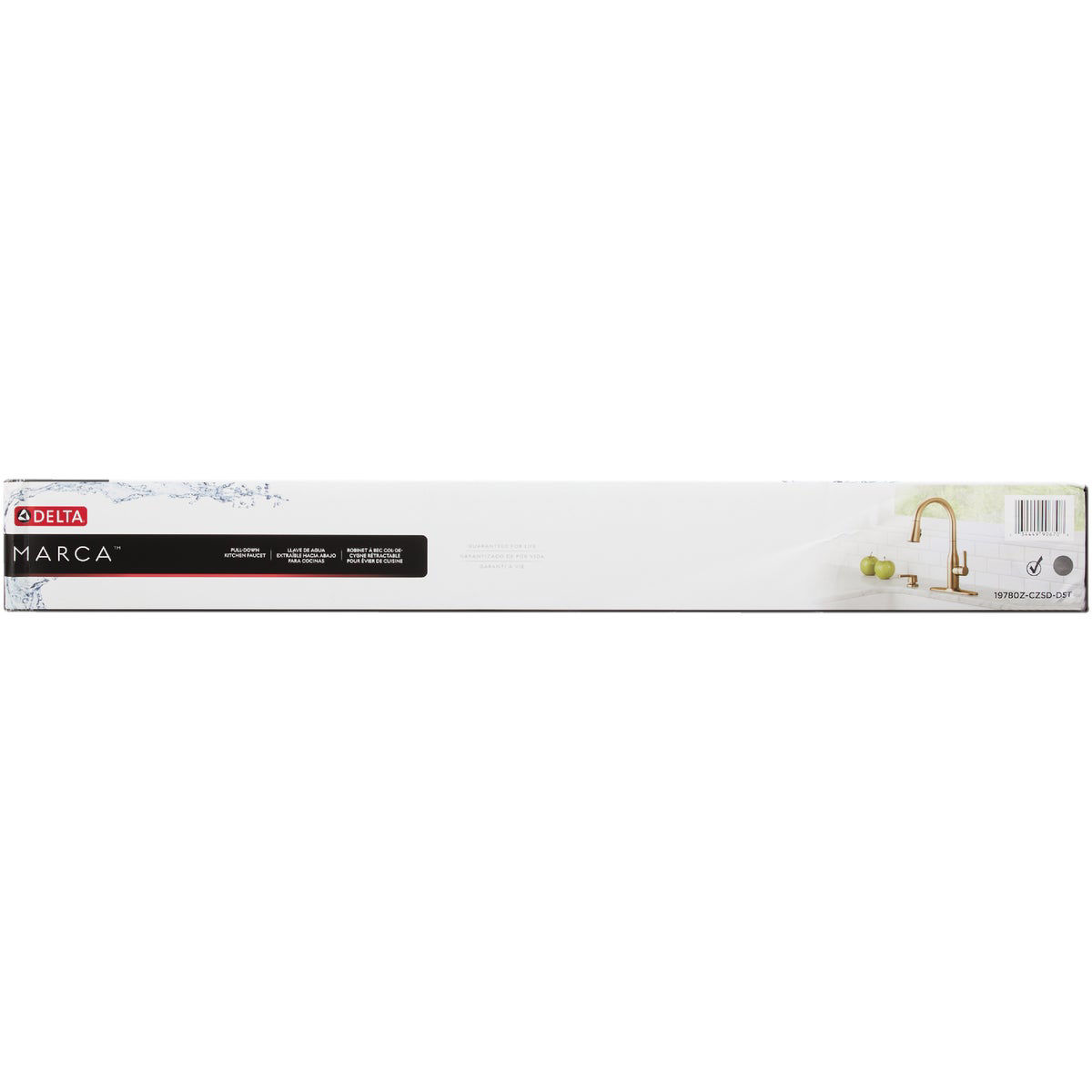 Delta Marca 1-Handle Pull-Down Kitchen Faucet with Soap Dispenser ...