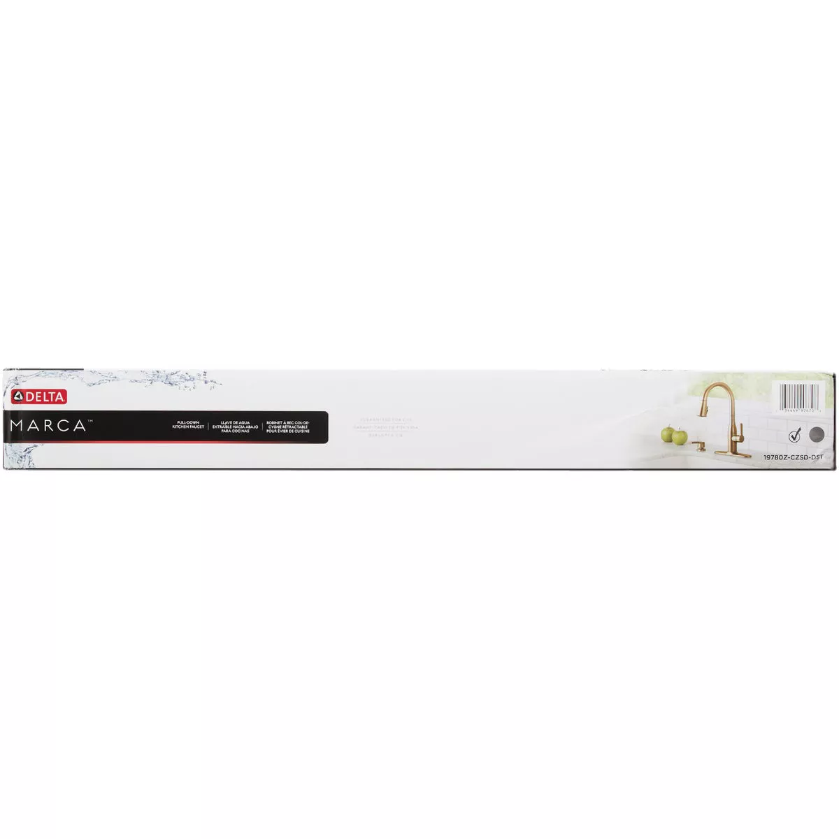 Delta Marca 1-Handle Pull-Down Kitchen Faucet with Soap Dispenser ...