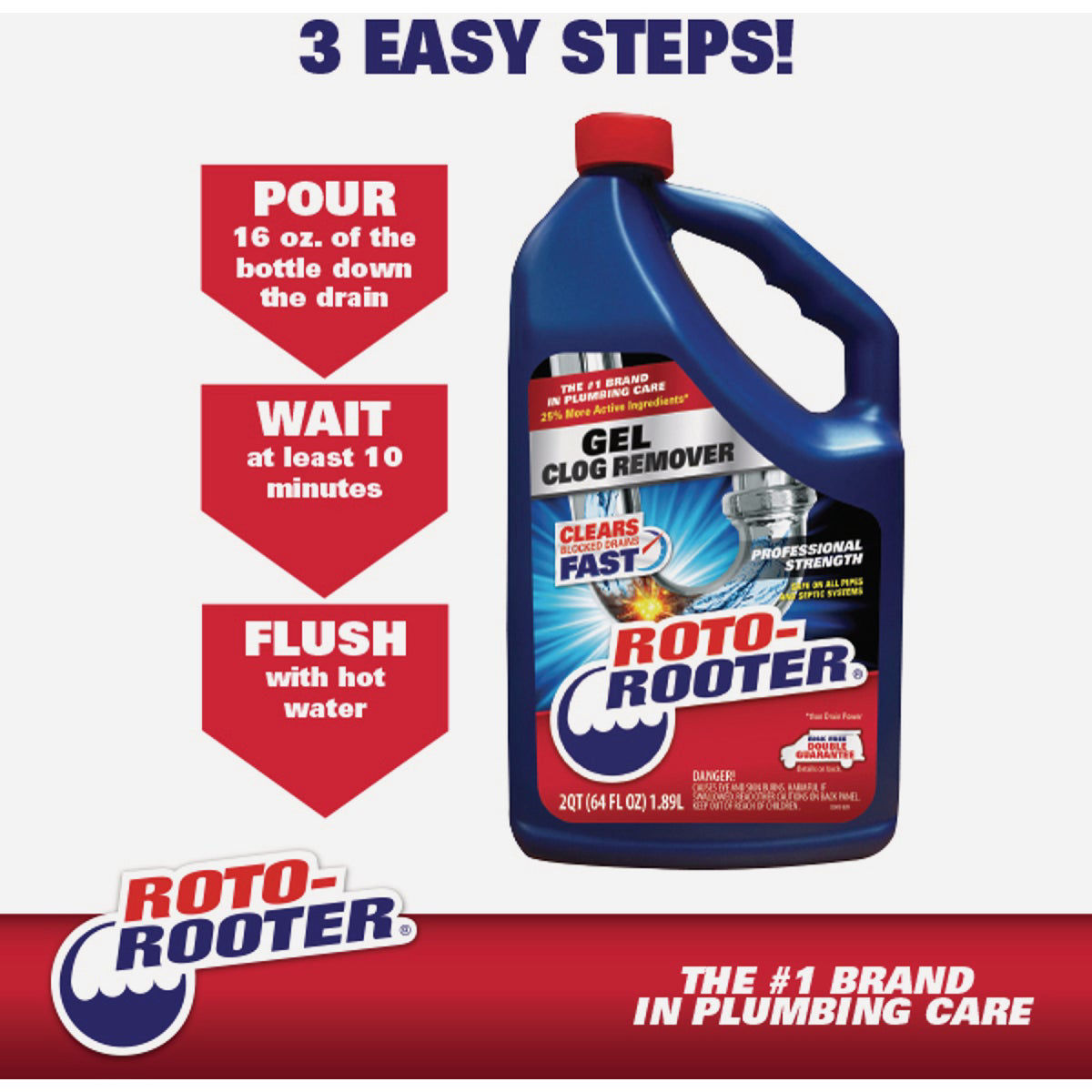 Roto-Rooter 80 Oz. Gel Clog Remover | Do it Best