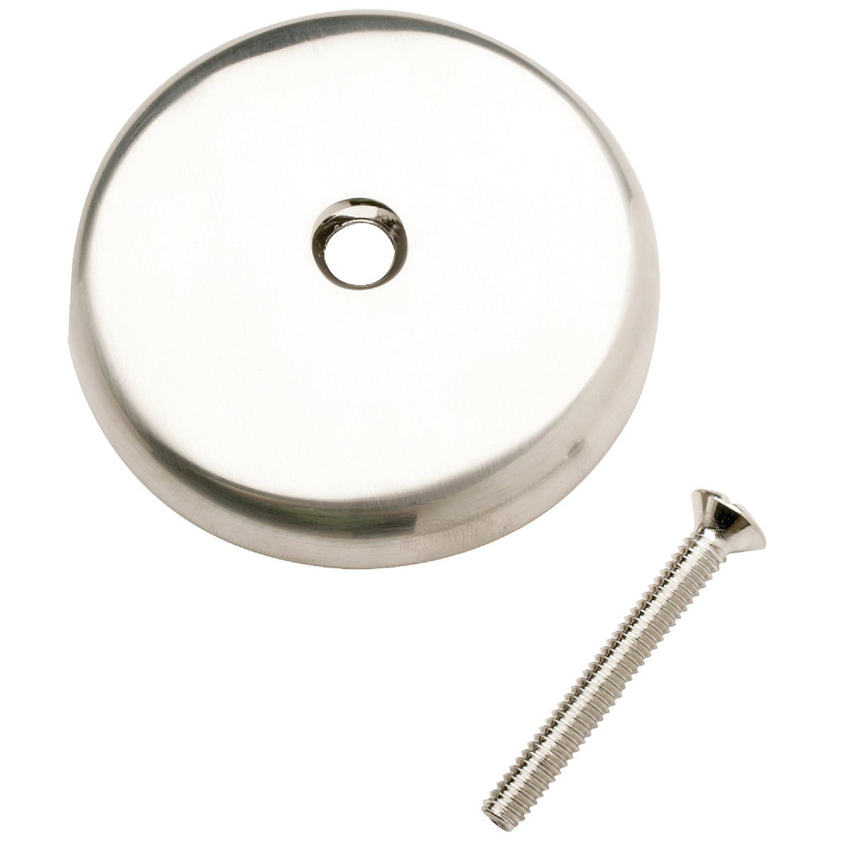 Do it Best One-Hole Brushed Nickel Bath Drain Face Plate | Do it Best