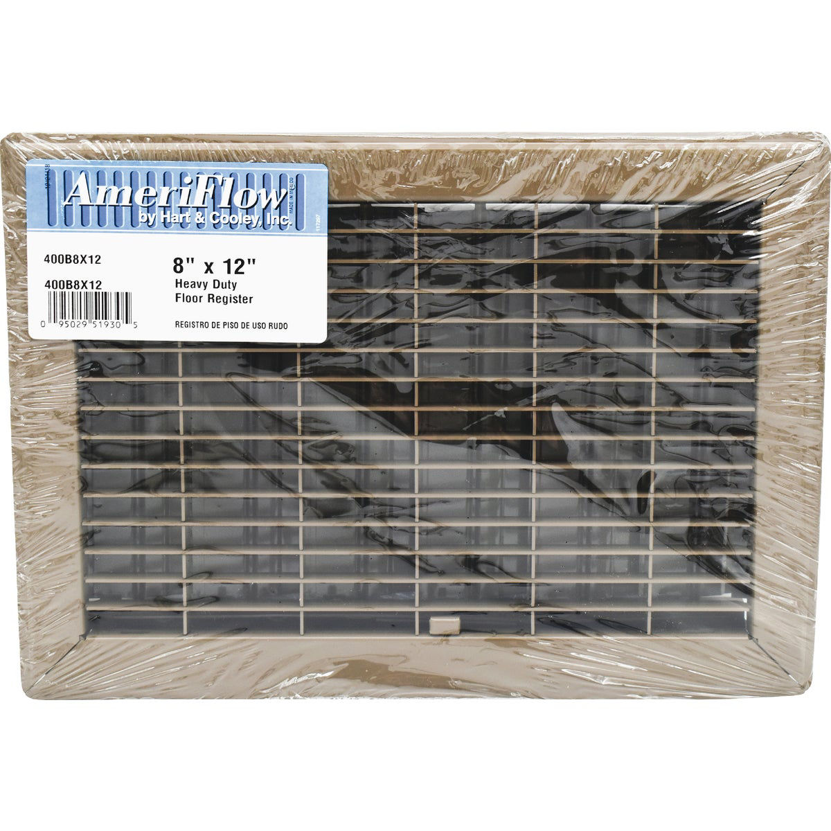 Selkirk 8 In. x 12 In. Brown Steel Floor Register | Do it Best