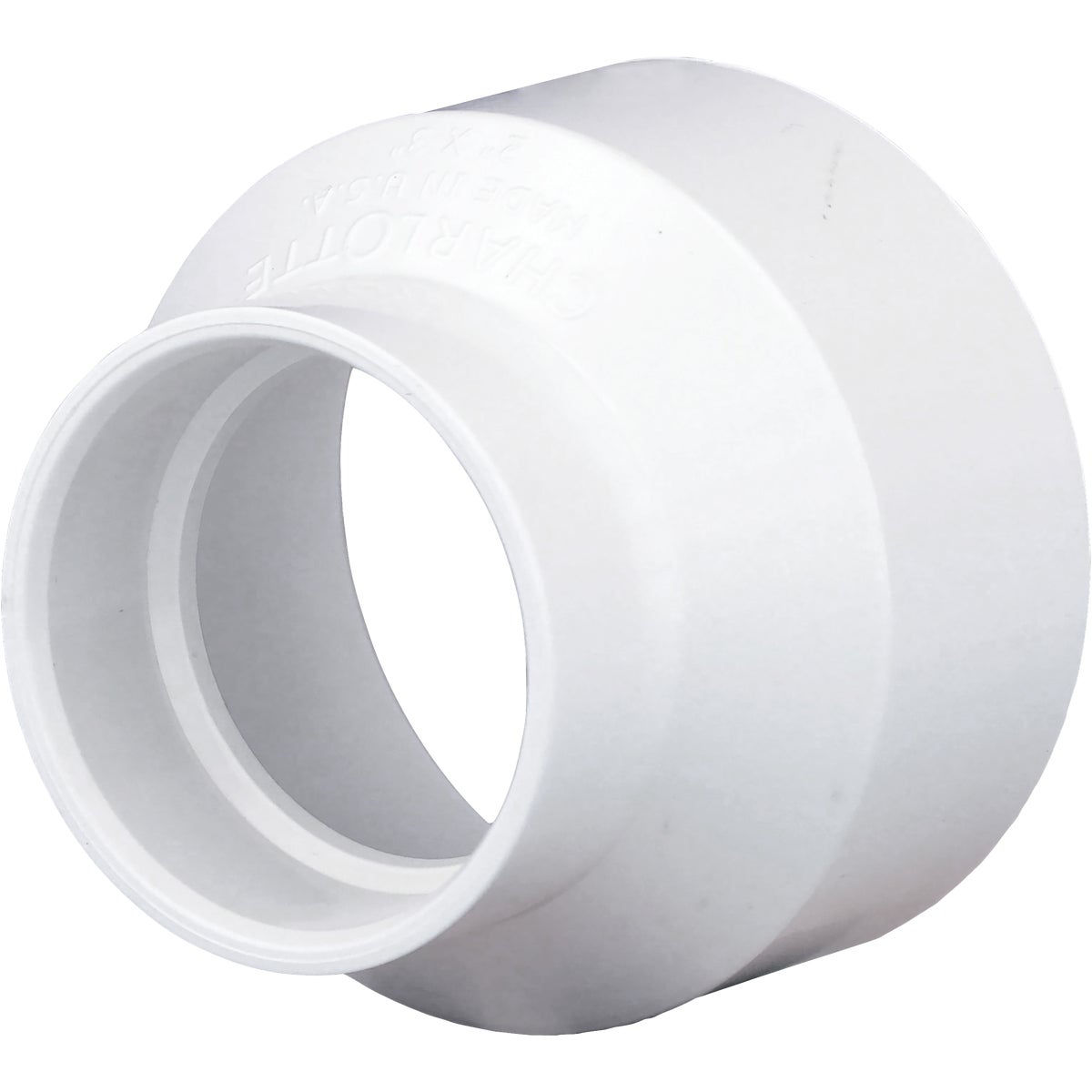 Charlotte Pipe 3 In. Hub x 2 In. Hub Schedule 40 DWV Reducing PVC ...