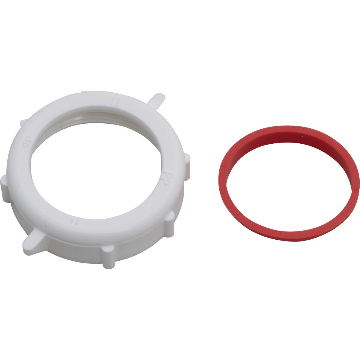 Keeney 1-1/2 In. x 1-1/2 In. White Plastic Slip Joint Nut | Do it Best