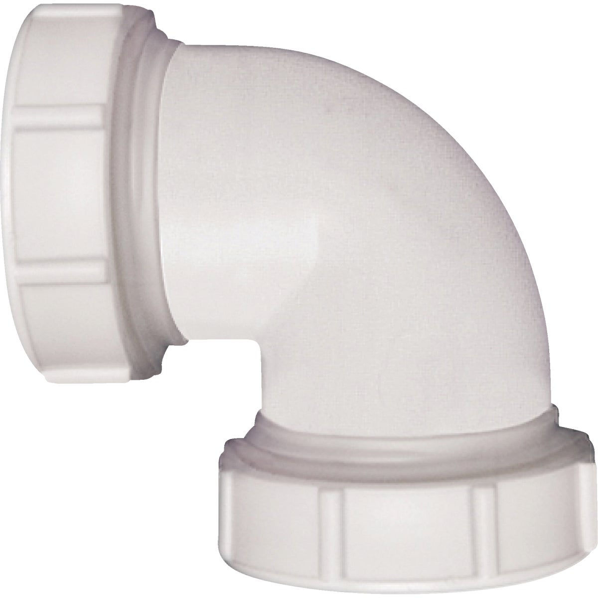 Keeney 1-1/2 In. White Polypropylene 90 Degree Elbow Coupling | Do it Best