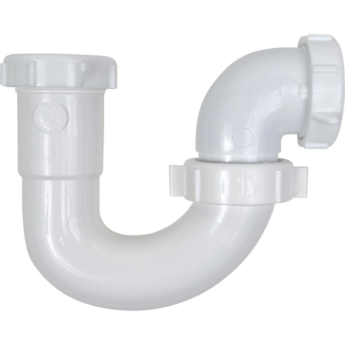 Keeney 1 1 2 In White Polypropylene Sink Trap With Reducer Washer Do It Best