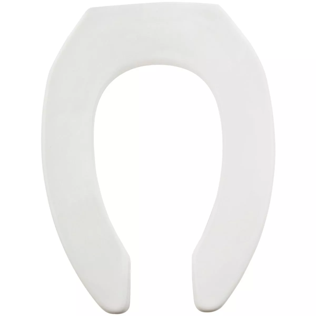 Bemis Mayfair Commercial STA-TITE Elongated Open Front White Molded ...