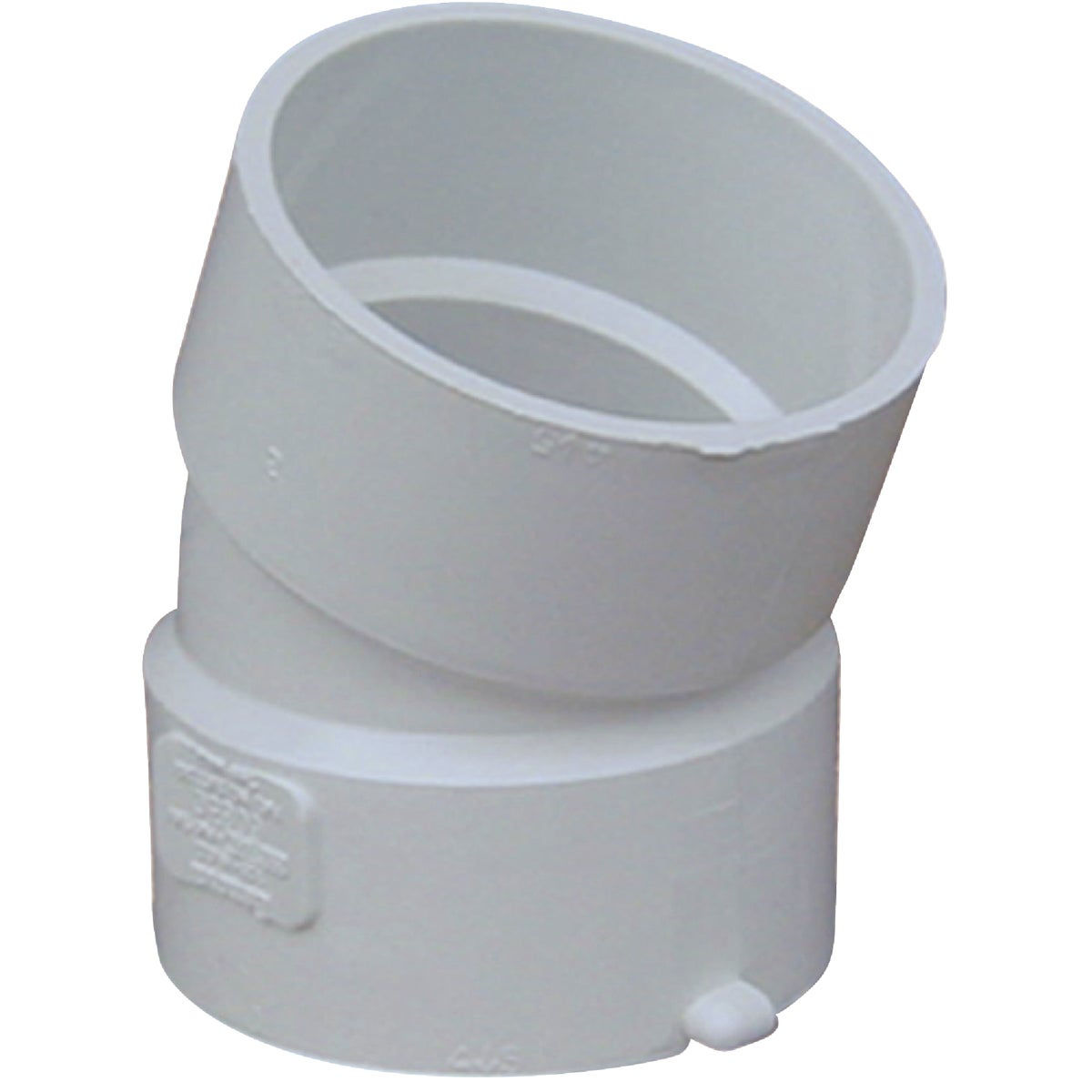 IPEX 3 In. SDR 35 22-1/2 Deg. PVC Sewer and Drain Elbow (1/16 Bend ...