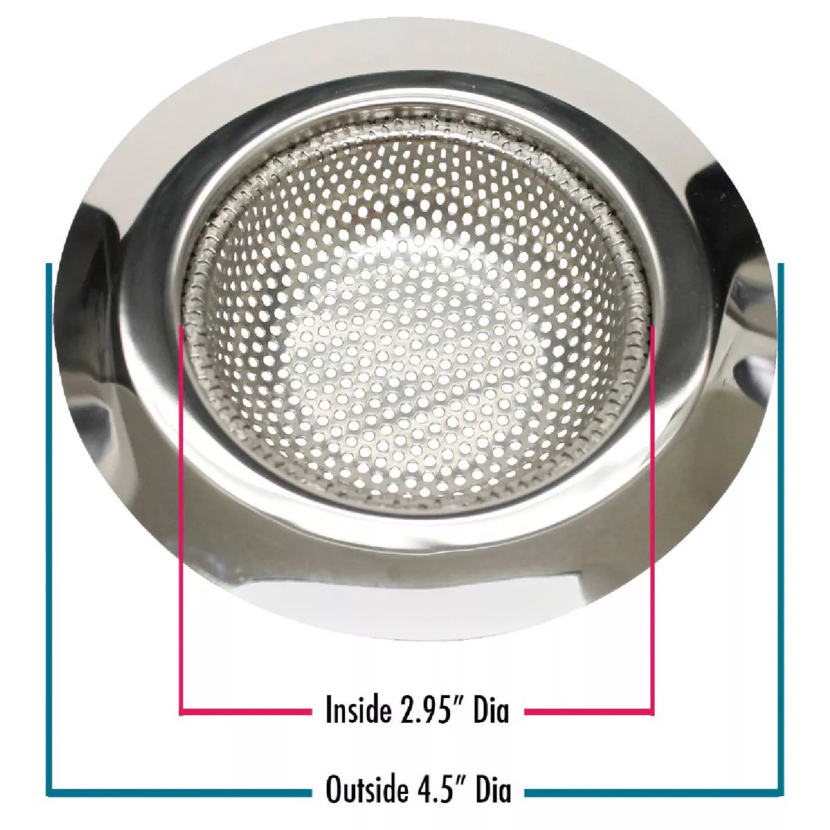 Do it Best 4-1/2 In. Stainless Steel Kitchen Sink Strainer Cup (2-Pack ...