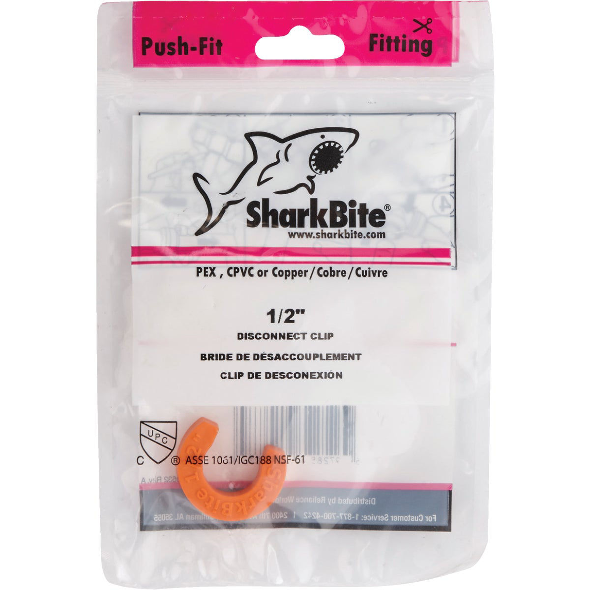 SharkBite 1/2 In. Plastic Disconnect Clip | Do it Best