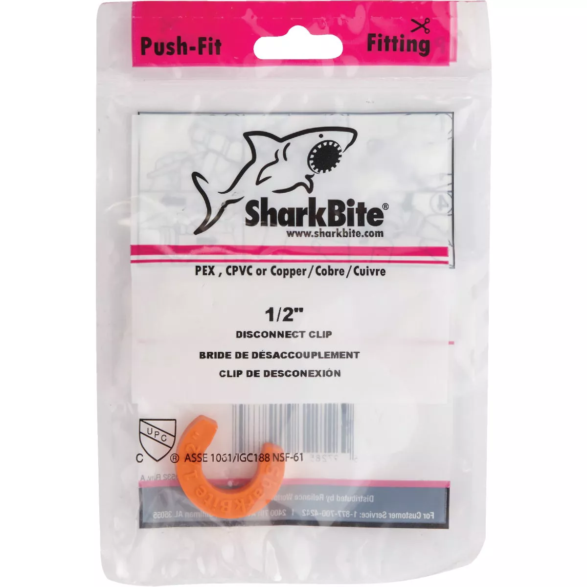 SharkBite 1/2 In. Plastic Disconnect Clip | Do it Best