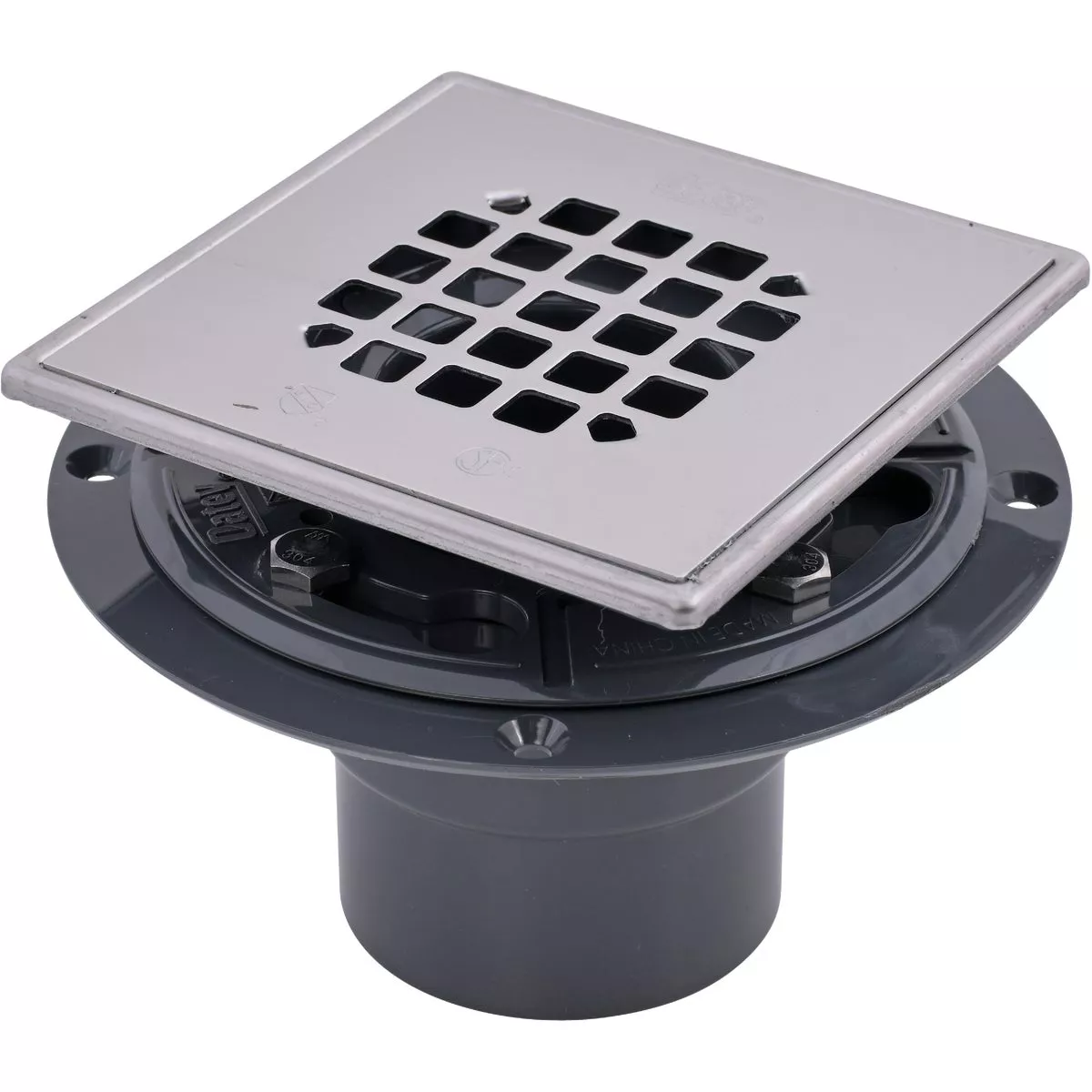 Oatey 130 Series 2 In. PVC Square Low Profile Shower Drain | Do it Best